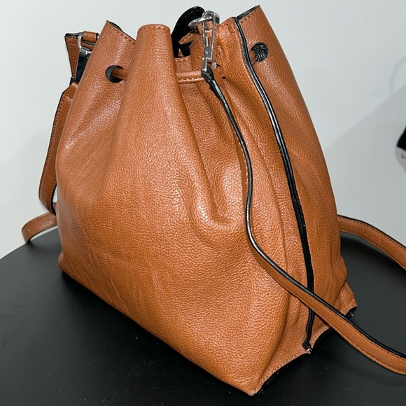 Calvin Klein | Bags | Calvin Klein Leather Bucket Bag | Poshmark